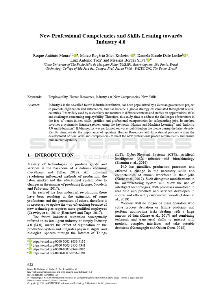 New Professional Competencies and Skills | PDF | Artificial ...