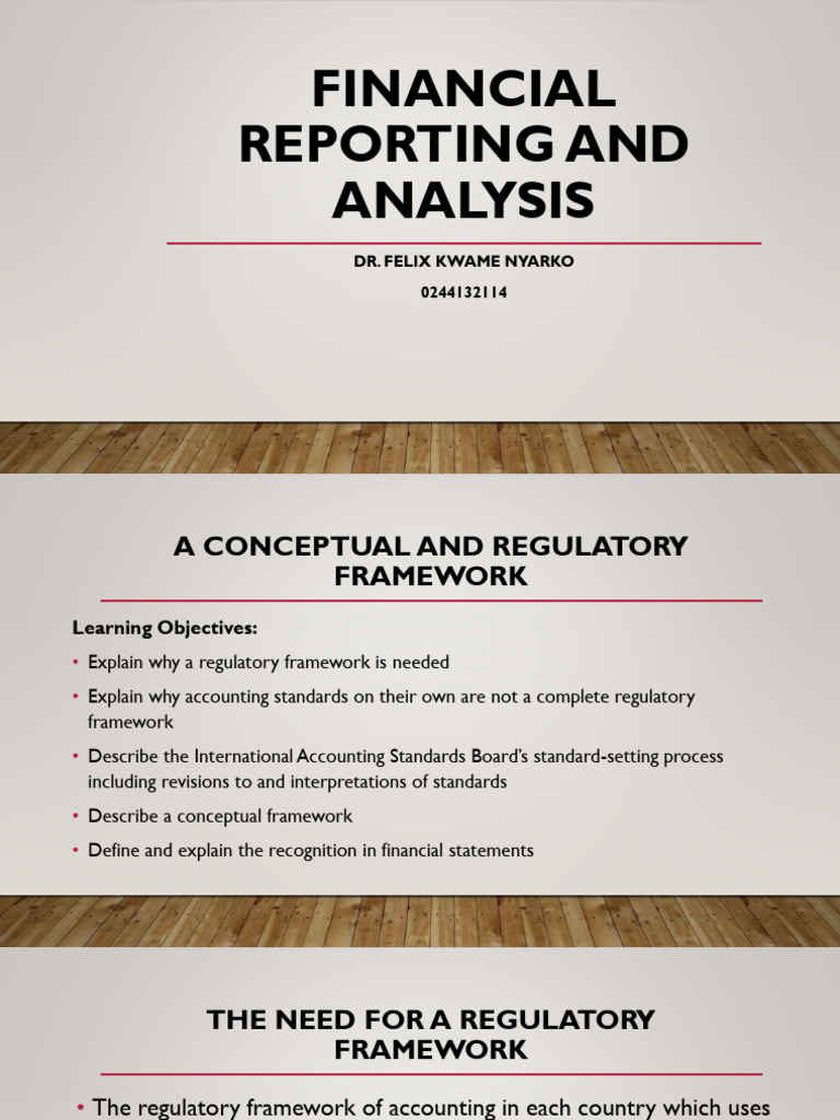 Financial Reporting Regulatory Framework | PDF | International ...