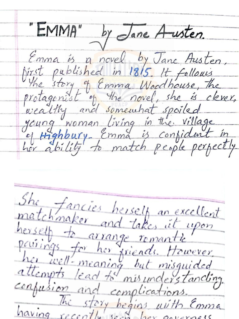 Emma Novel | PDF