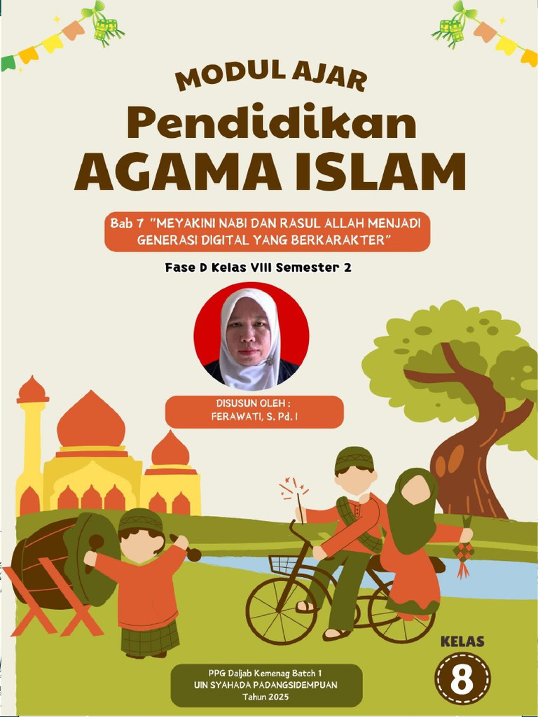 Modul Ajar PABP Kelas 8 Meyakini Nabi Dan Rasul Allah Menjadi Generasi ...