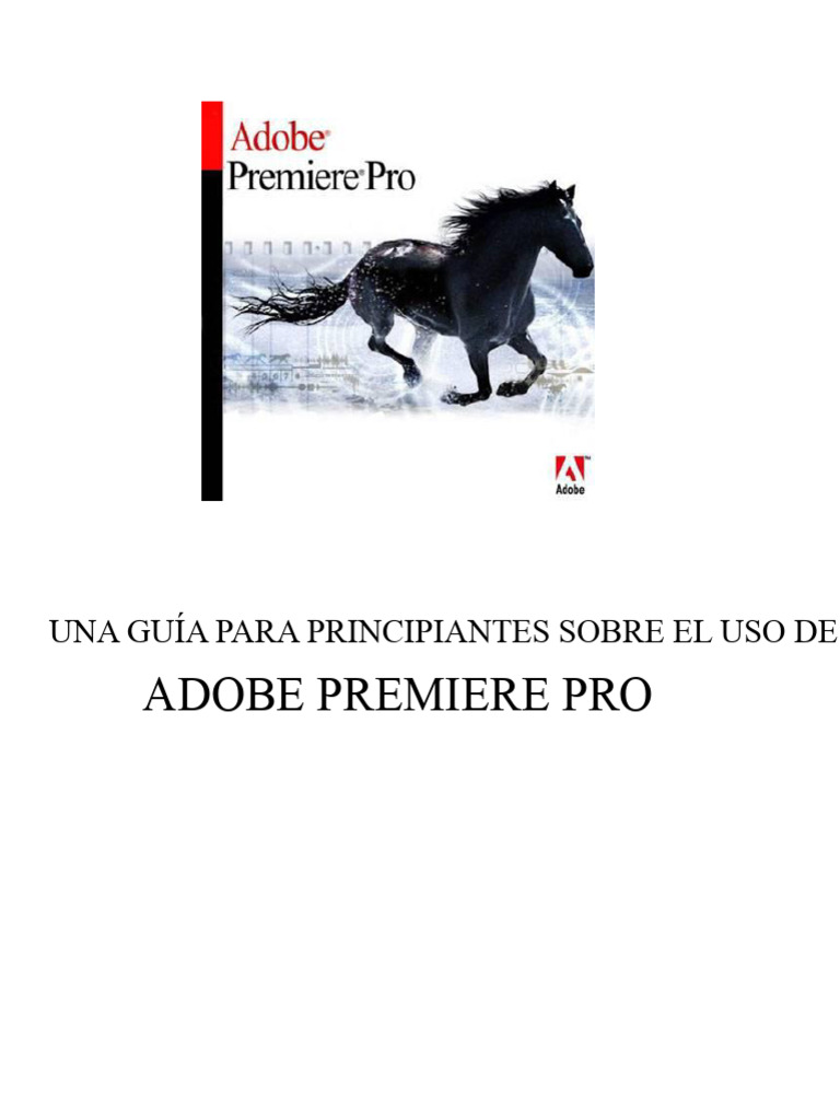 Módulo Adobe Premiere PDF | PDF | Botón (Computación) | Ventana (informática)