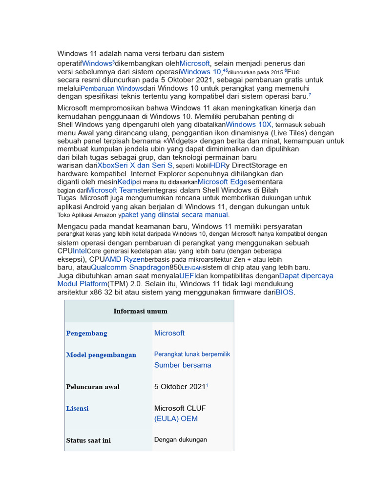 Antarmuka Windows 11 | PDF
