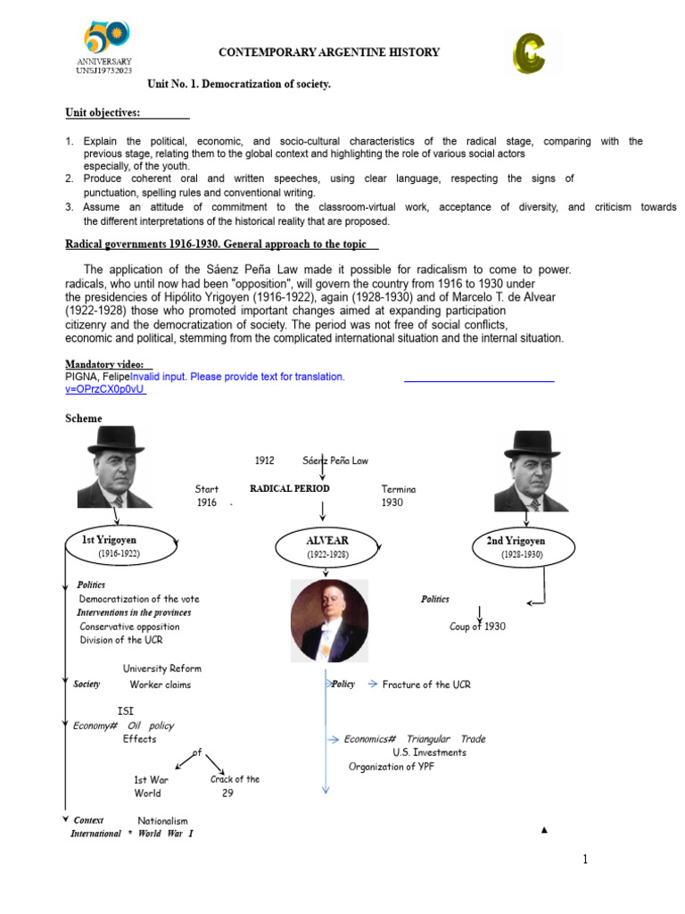 Radical Governments 1916-1930 (2023) | PDF | Argentina | Political Science
