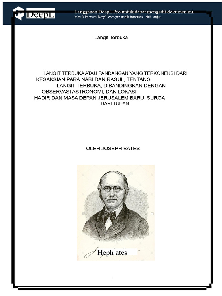Langit Terbuka dan Yerusalem Baru | PDF