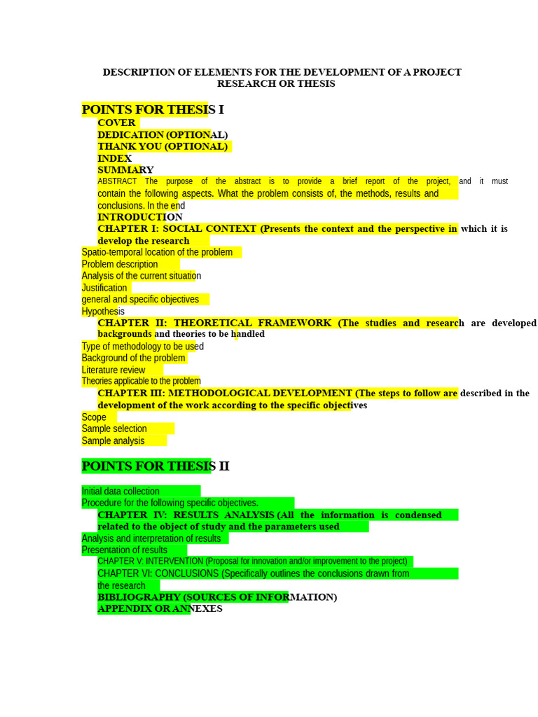 Thesis Project Development Guide | PDF | Methodology | Theory