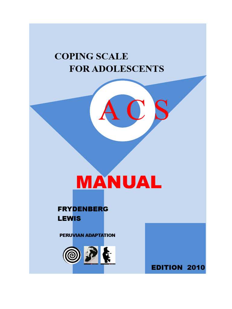 Adolescent Coping Scale Manual 2010 | PDF | Factor Analysis | Adolescence