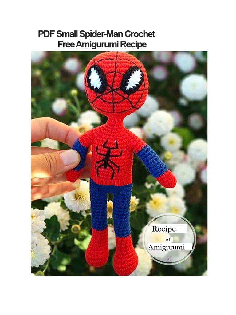 Free Spider-Man Amigurumi Pattern | PDF | Amigurumi | Crochet
