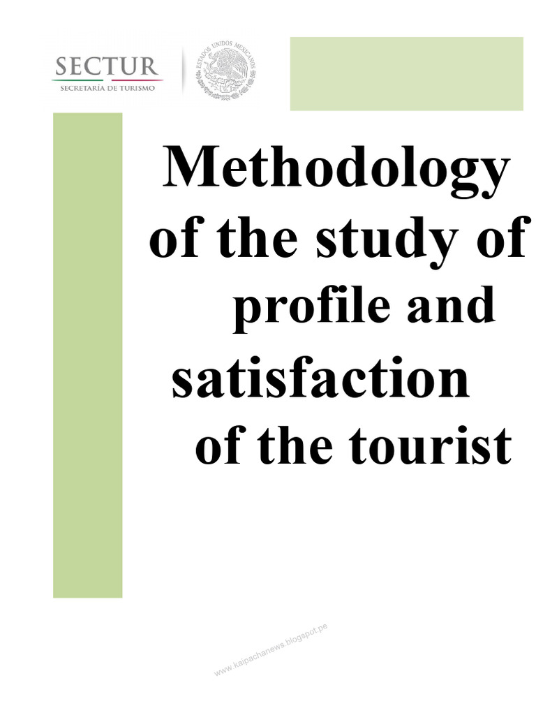 Tourist Profile and Satisfaction Study Methodology | PDF | Sampling ...