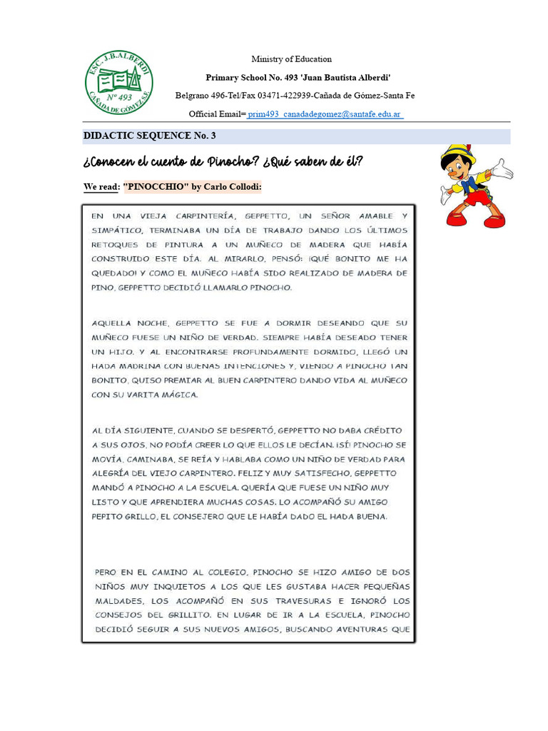 Didactic Sequence #3 | PDF | Shape | Skeleton