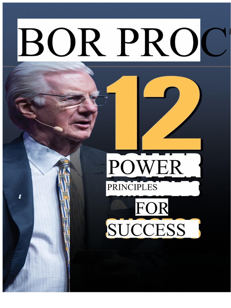 12 Power Principles For Success by Proctor Bob | PDF | Decision Making ...