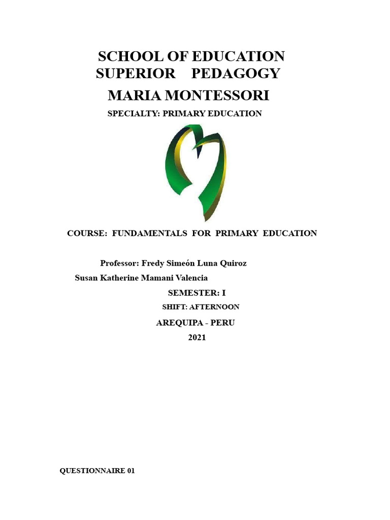 Primary Education Development in Peru | PDF | Developmental Psychology ...