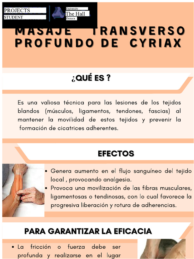 Transverse Deep Massage of Cyriax | PDF