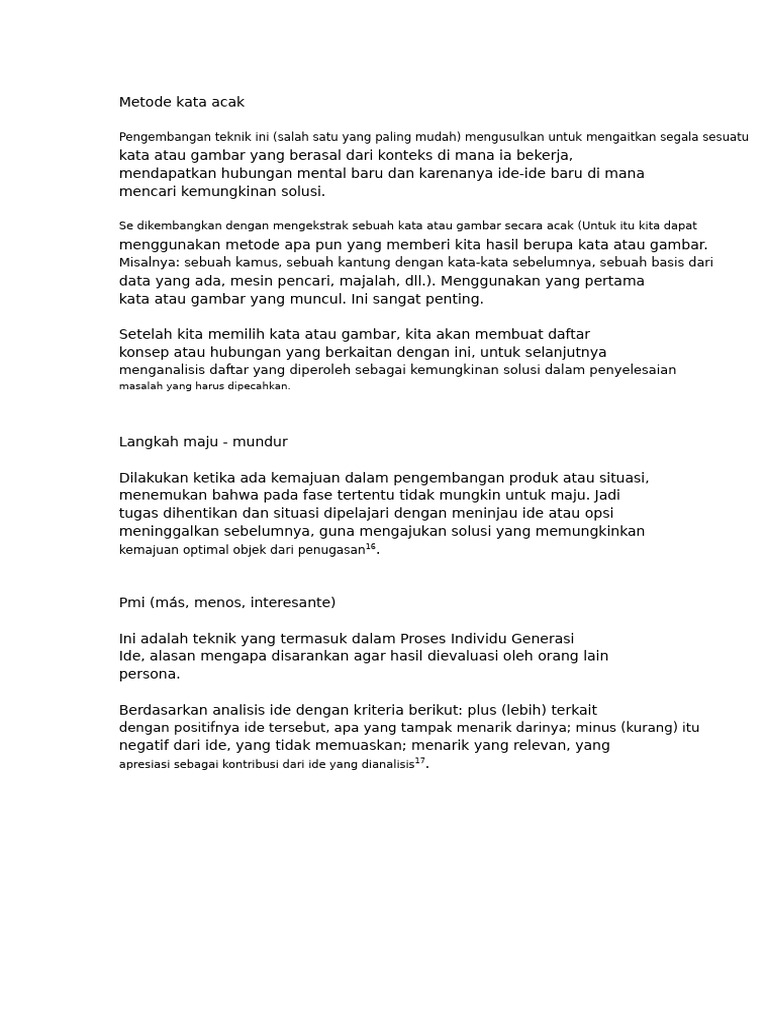 Metode Kata Acak | PDF