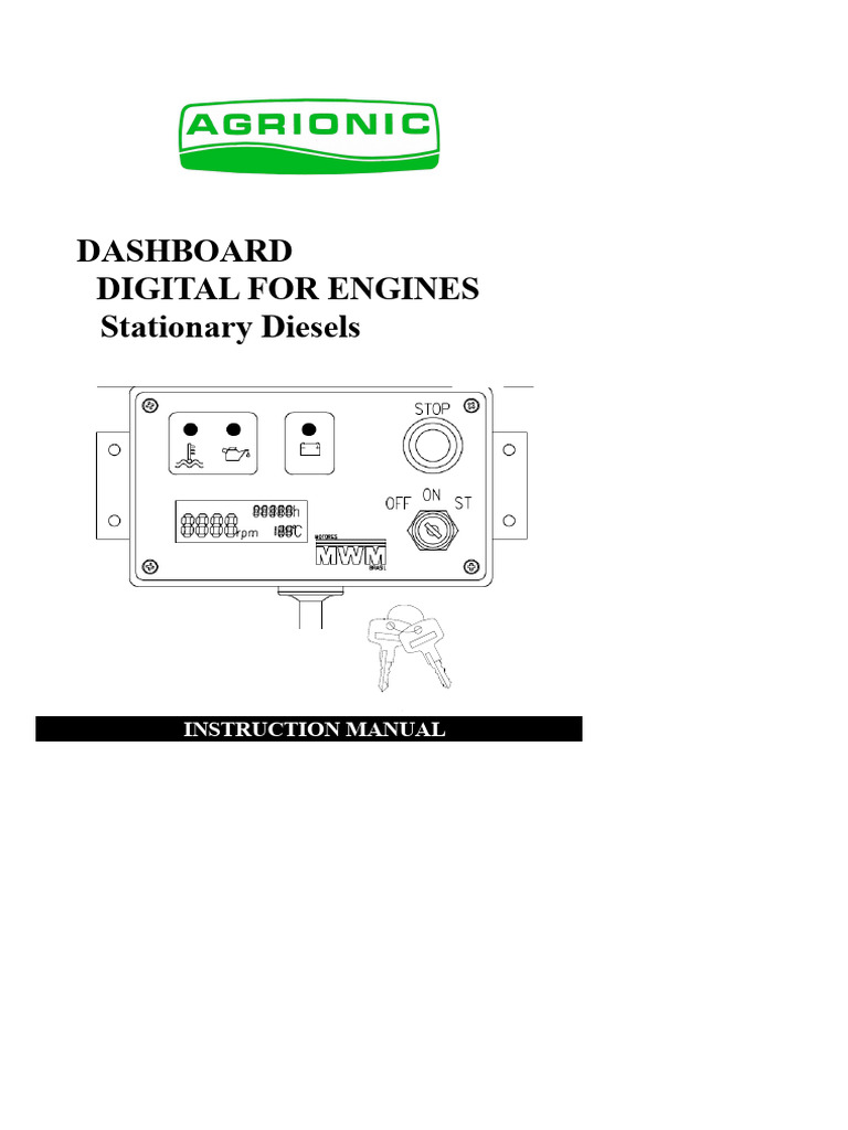 Engine Instrumentation Panel Manual MWM or Similar PDF | PDF ...