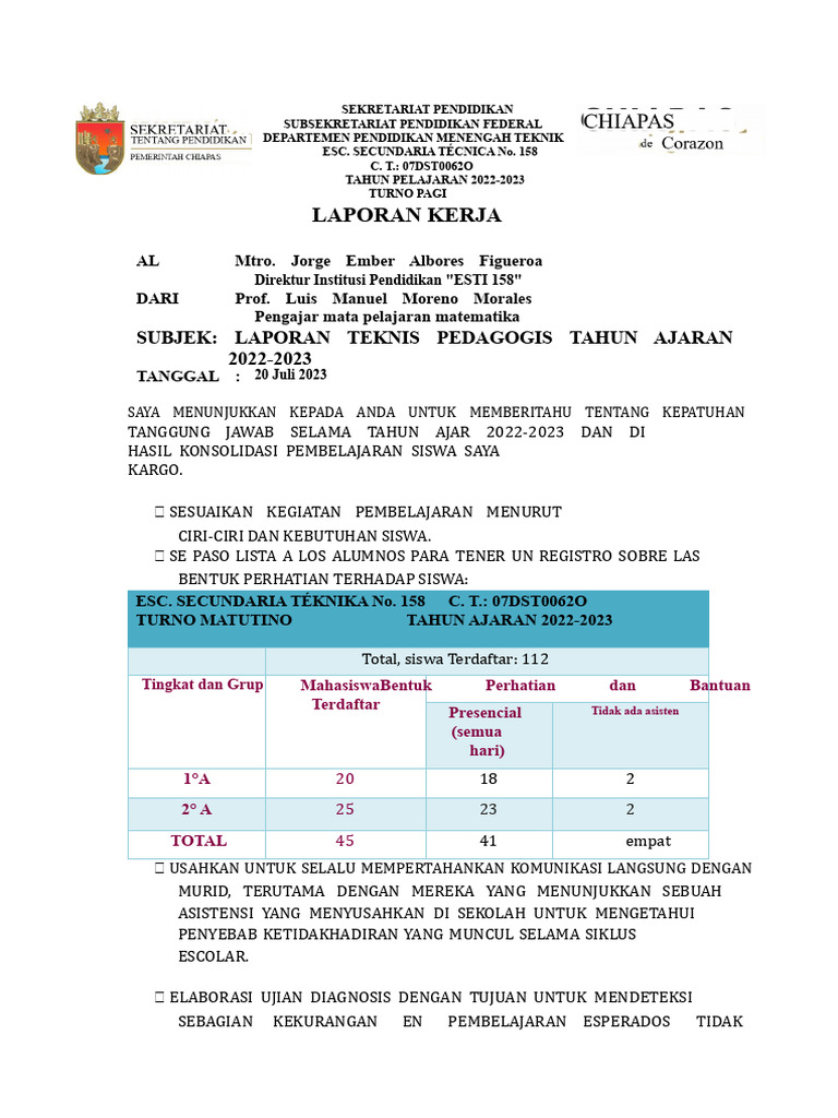Laporan Pendidikan 2022-2023 | PDF