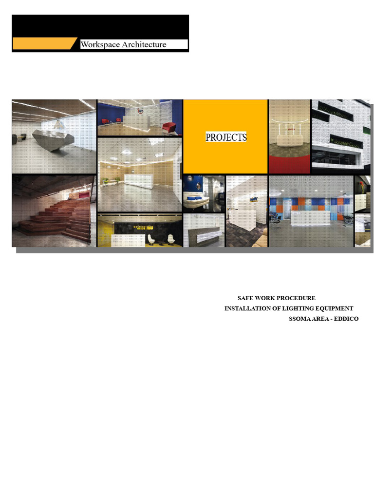 PTS-SSOMA-008 Safe Work Procedure For Installation of Lighting ...