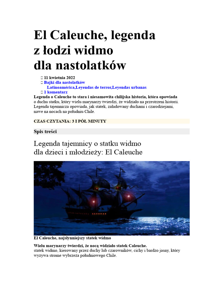 Caleuche | PDF