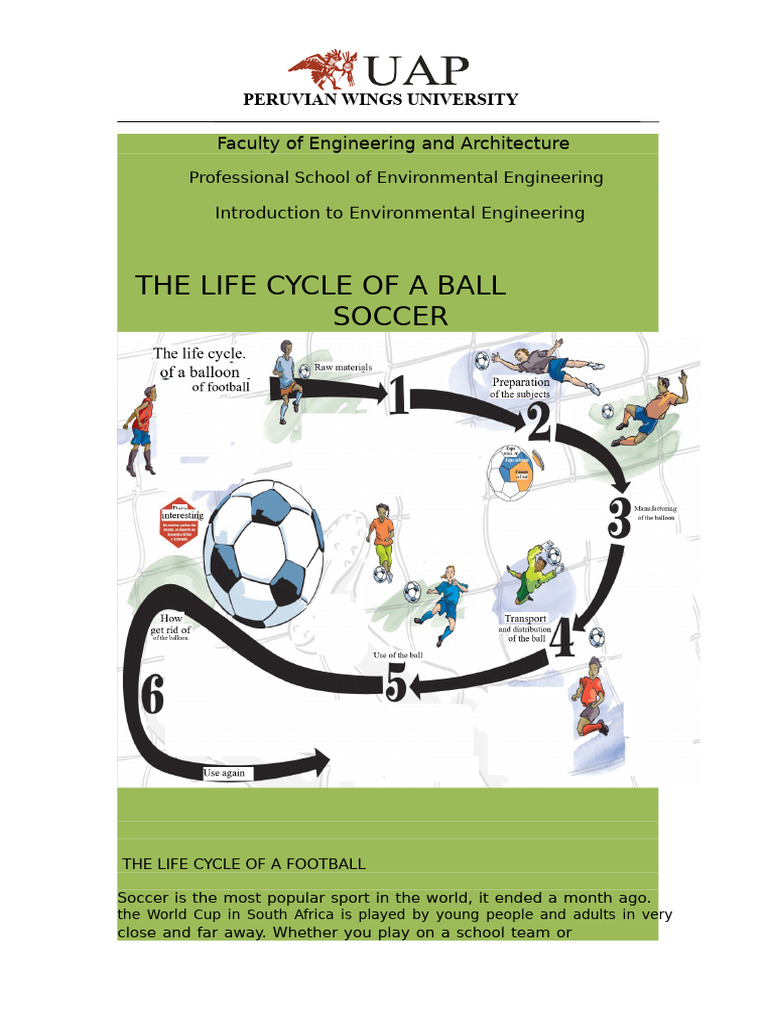 Soccer Ball Life Cycle and Environmental Impact | PDF | Recycling ...