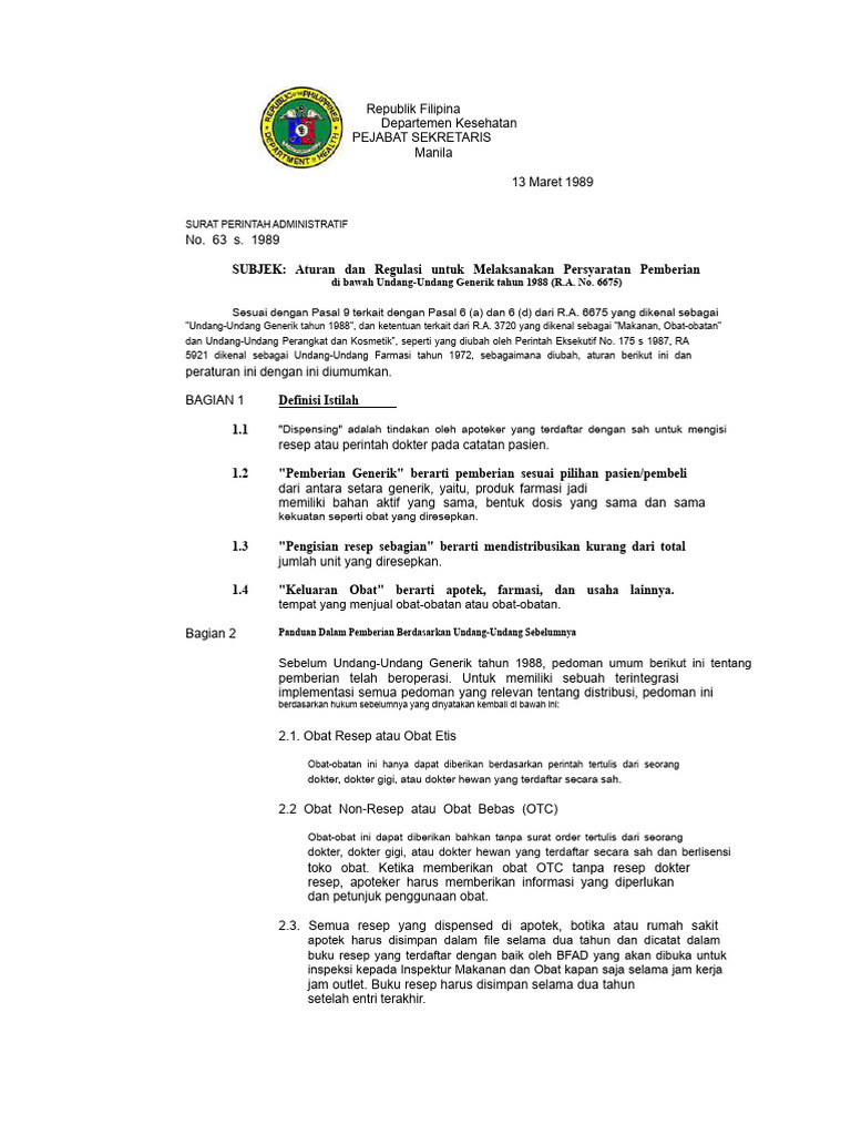 AO 63 S 1989 (Baca Bagian 3.2) | PDF