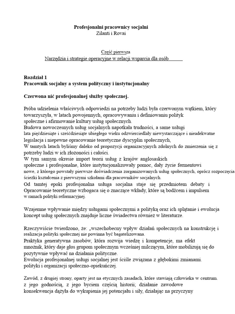 Zilanti I Rovai - Streszczenie | PDF