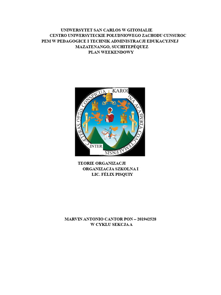 Teorie Organizacji Szkolnej | PDF