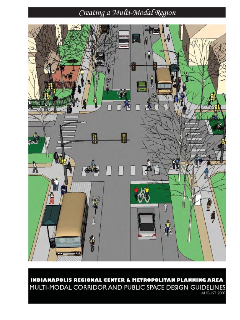 Indianapolis MM Corridor Public Space Design Guidelines | PDF | Urban ...