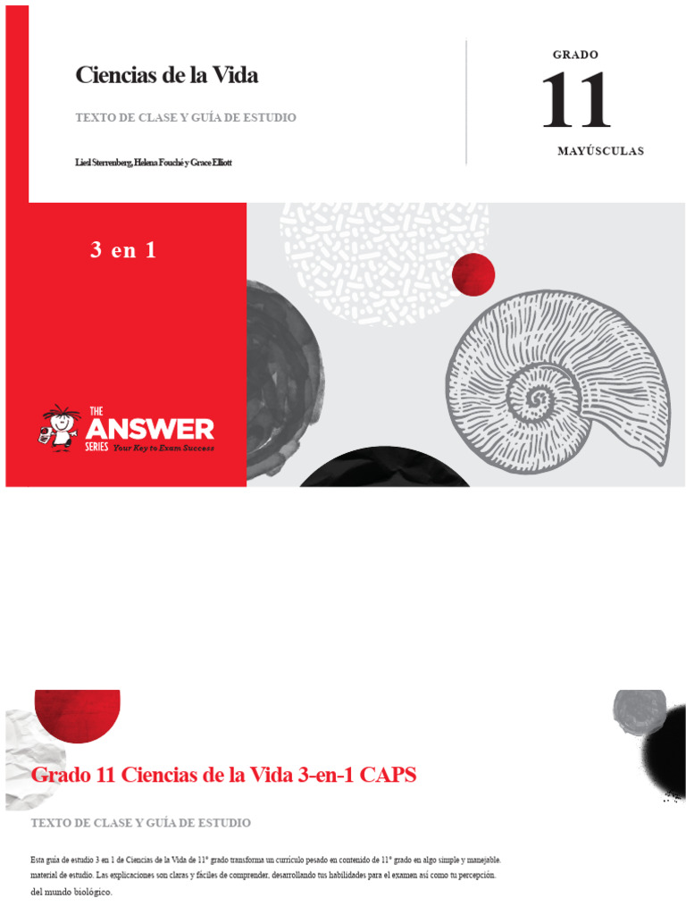 GR 11 Ciencias de La Vida CAPS 3 en 1 Extractos | PDF | Riñón | Sistema ...