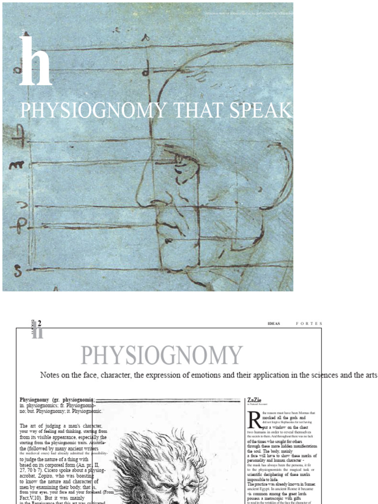 Physiognomy: What A Face Says | PDF | Physiognomy