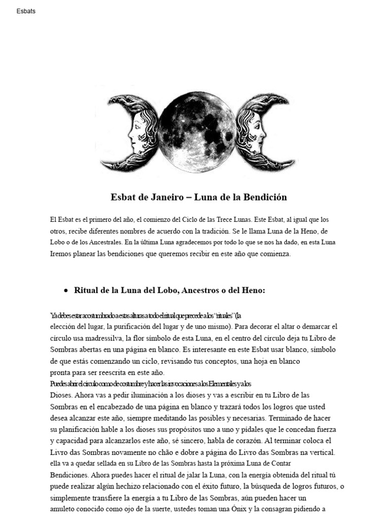 Esbats | PDF | Rituales | Vela