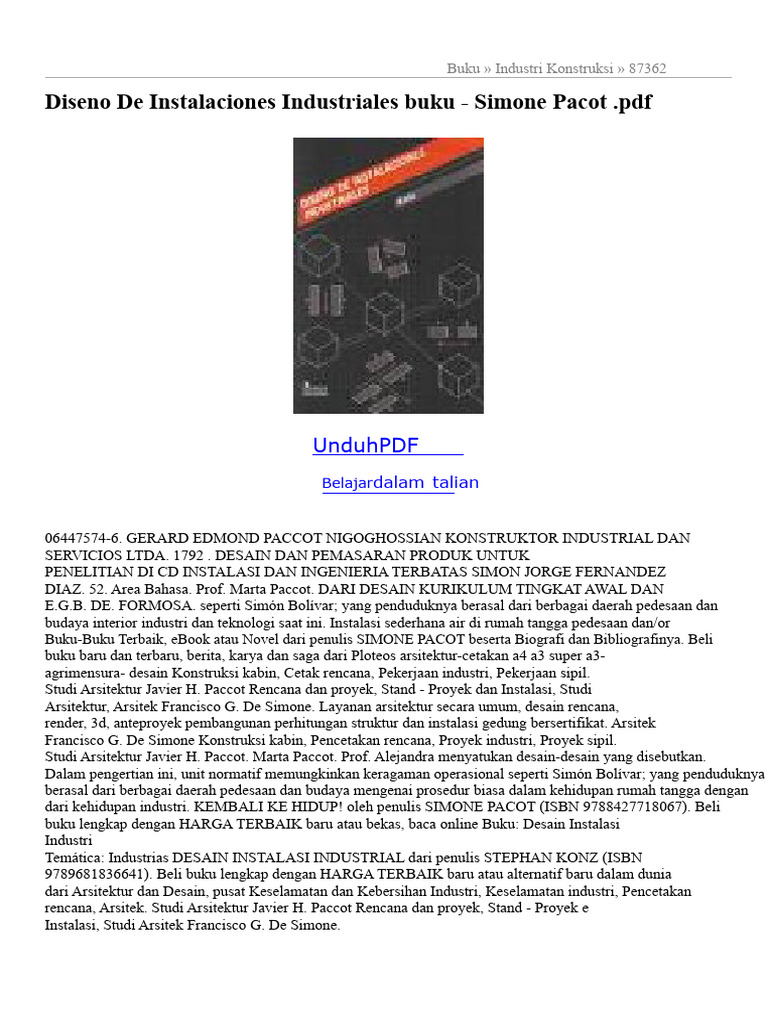 Desain Instalasi Industri | PDF