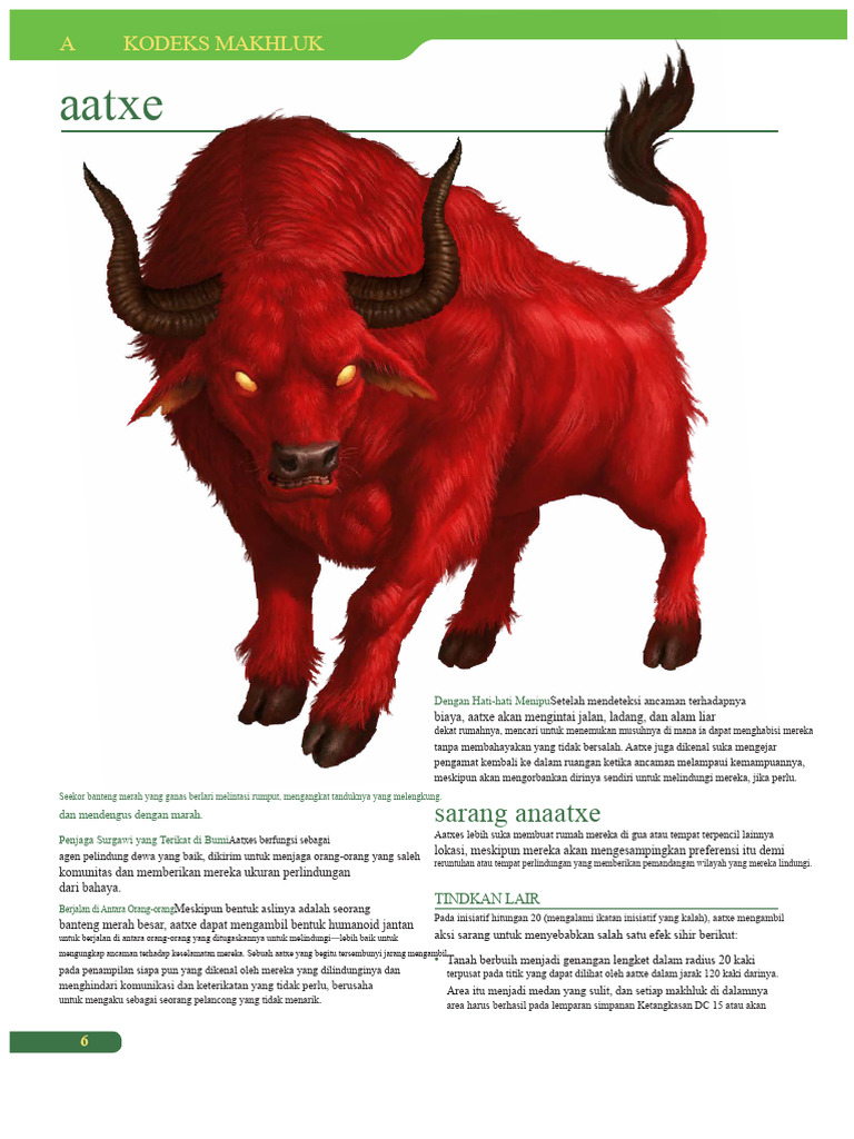 5e Creature Codex - Bagian 2 | PDF