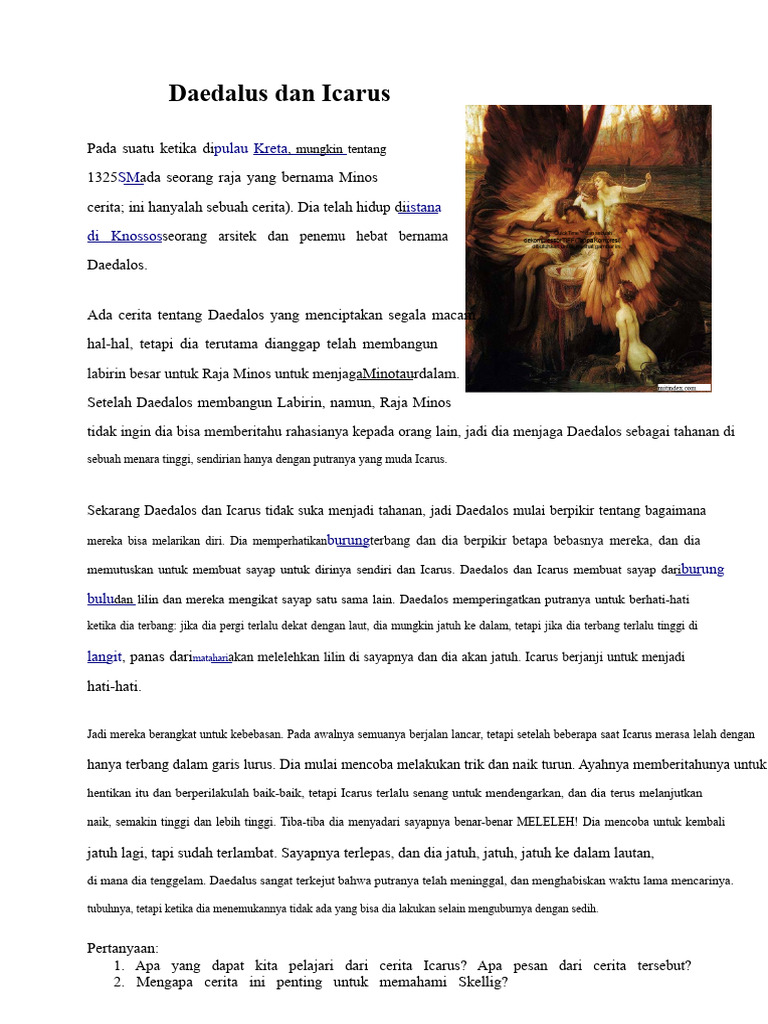 Daedalus Dan Icarus | PDF