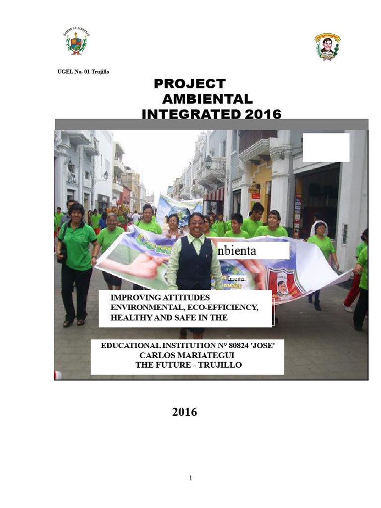 Environmental Project at I.E. 80824 Trujillo | PDF | Waste | Evaluation