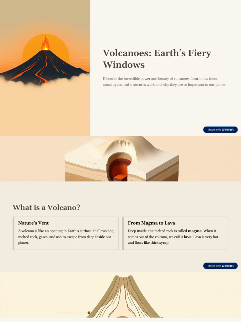 Volcanoes Earths Fiery Windows 1 | PDF | Volcano | Magma