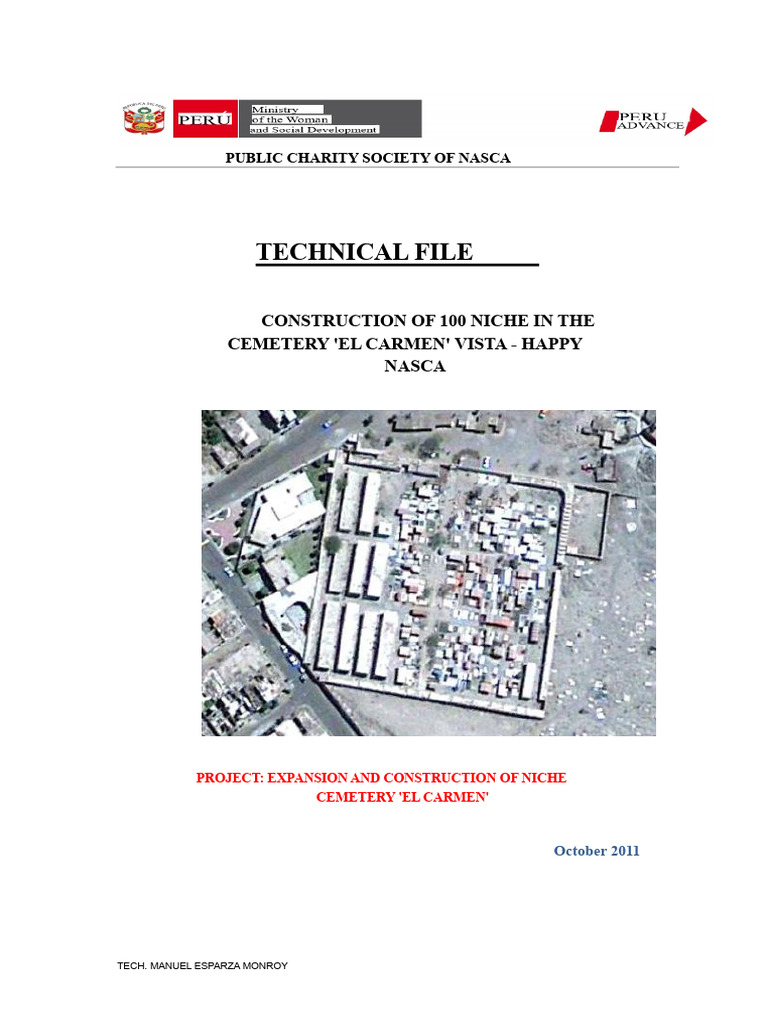 Construction of 100 Niches at El Carmen Cemetery | PDF | Concrete ...
