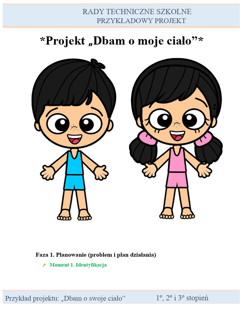 Projekt Dbam o Moje Ciało | PDF