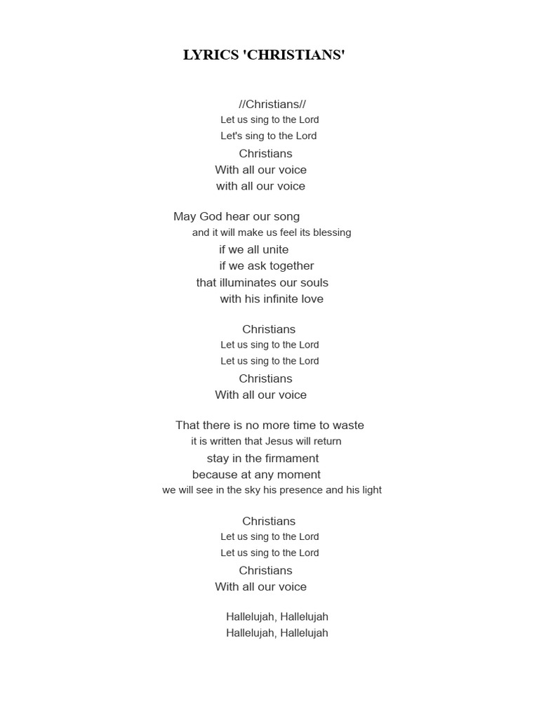 Ricardo Cerrato Song Lyrics | PDF | Glory (Religion) | Jesus