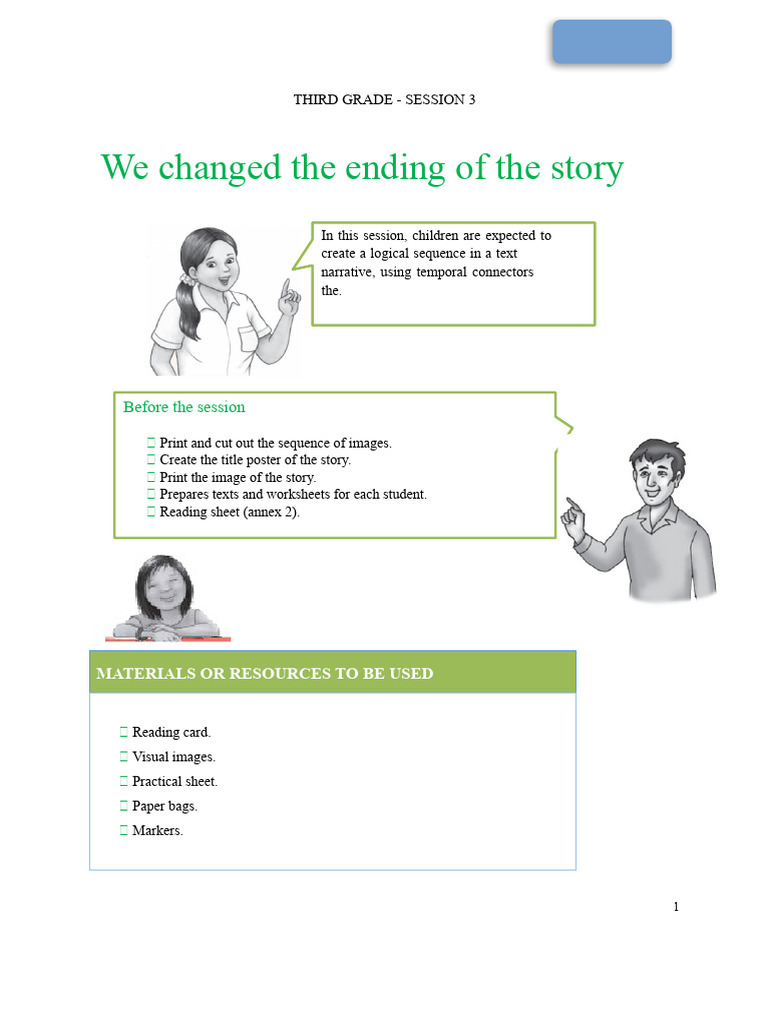We Changed The Ending of The Story - Session 3 | PDF