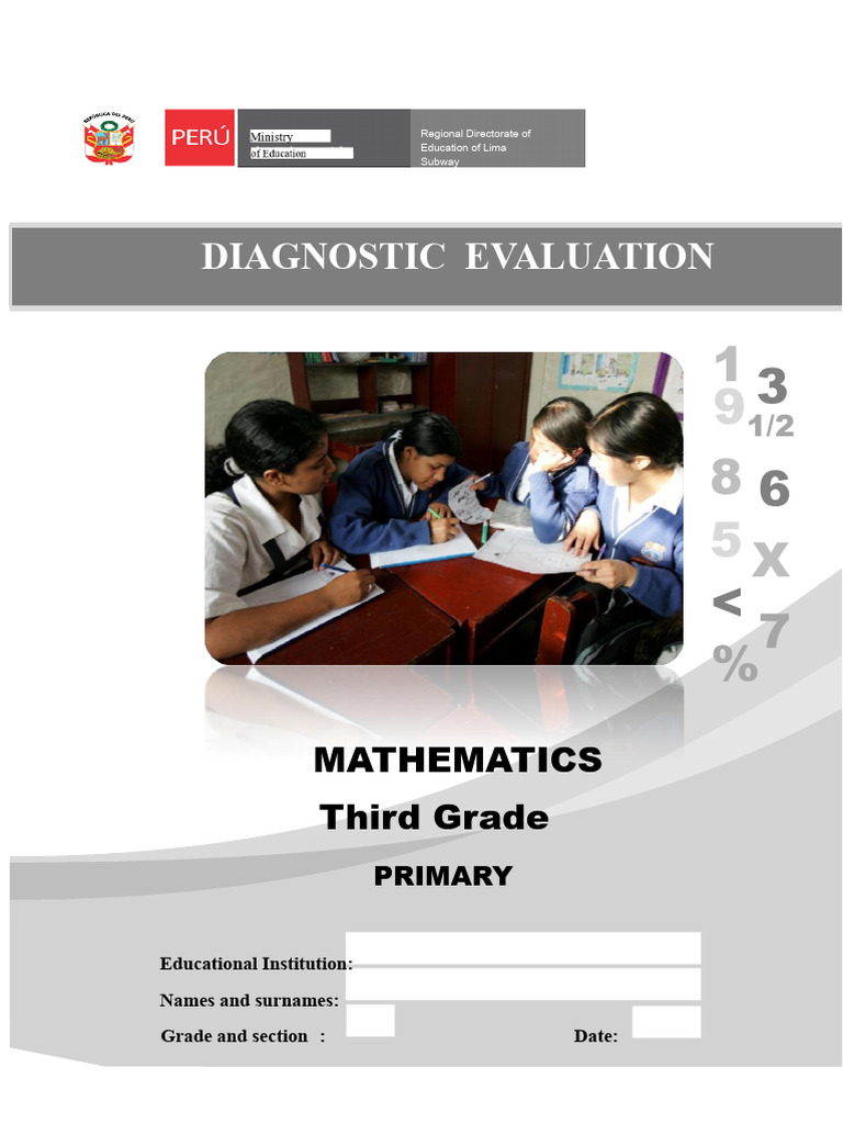 MATHEMATICS 3rd GRADE PRIMARY | PDF | Mathematics
