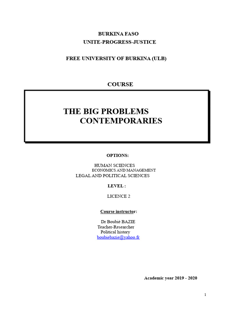 Contemporary Political and Economic Issues | PDF | Poverty | Poverty ...