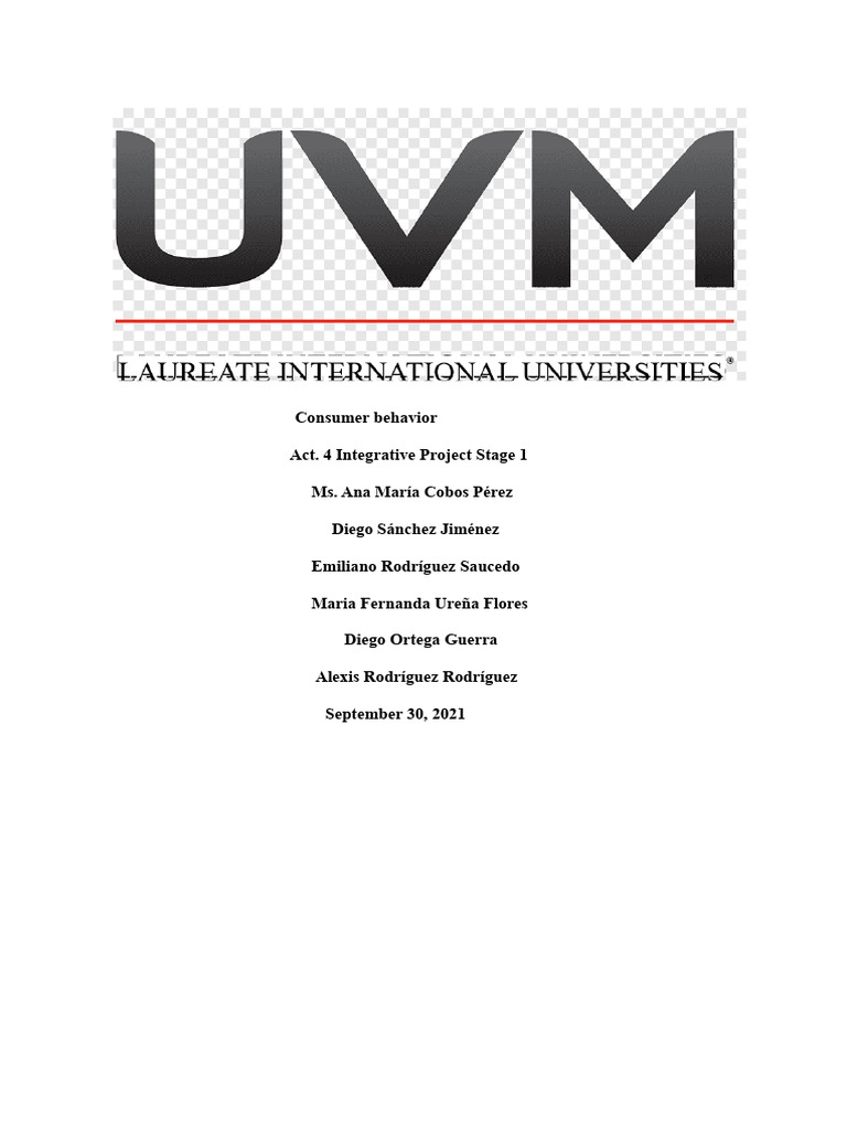 Act. 4 Integrative Project Stage 1 | PDF | Utility | Behavior