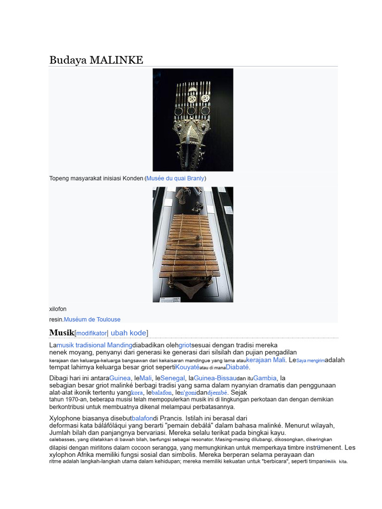Budaya MALINKE | PDF