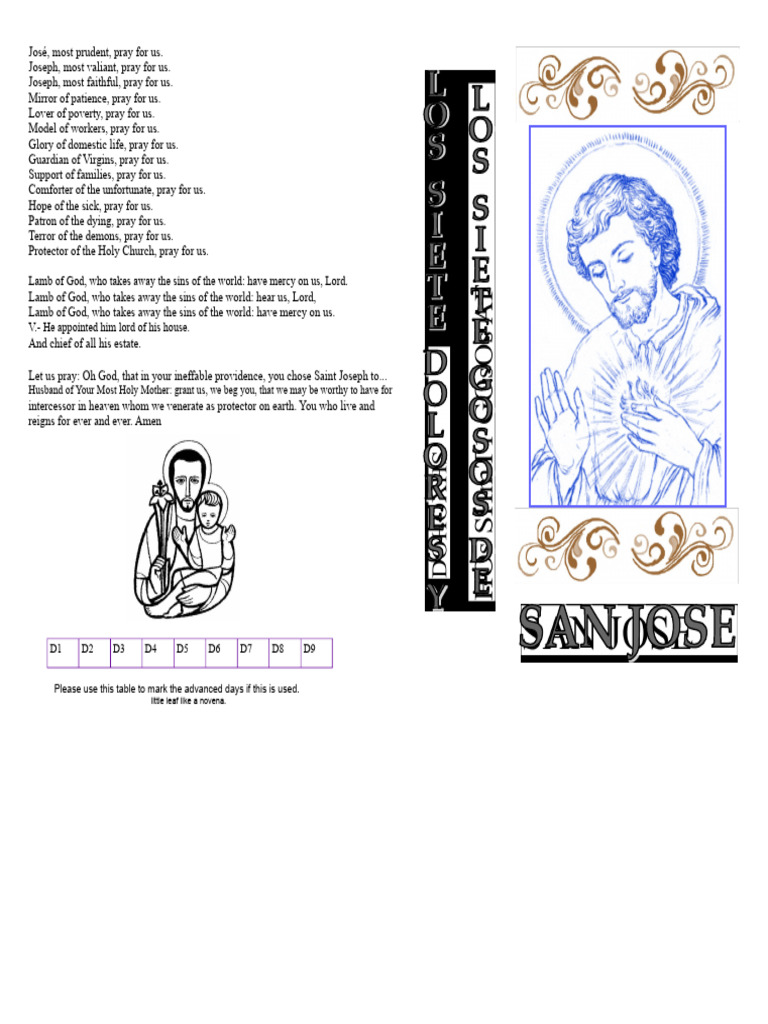Litany of Saint Joseph Prayers | PDF | Saint Joseph | Jesus