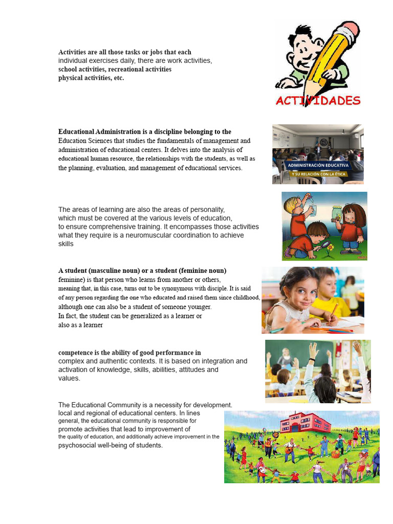 Activities Achievement Indicators | PDF | Methodology | Knowledge