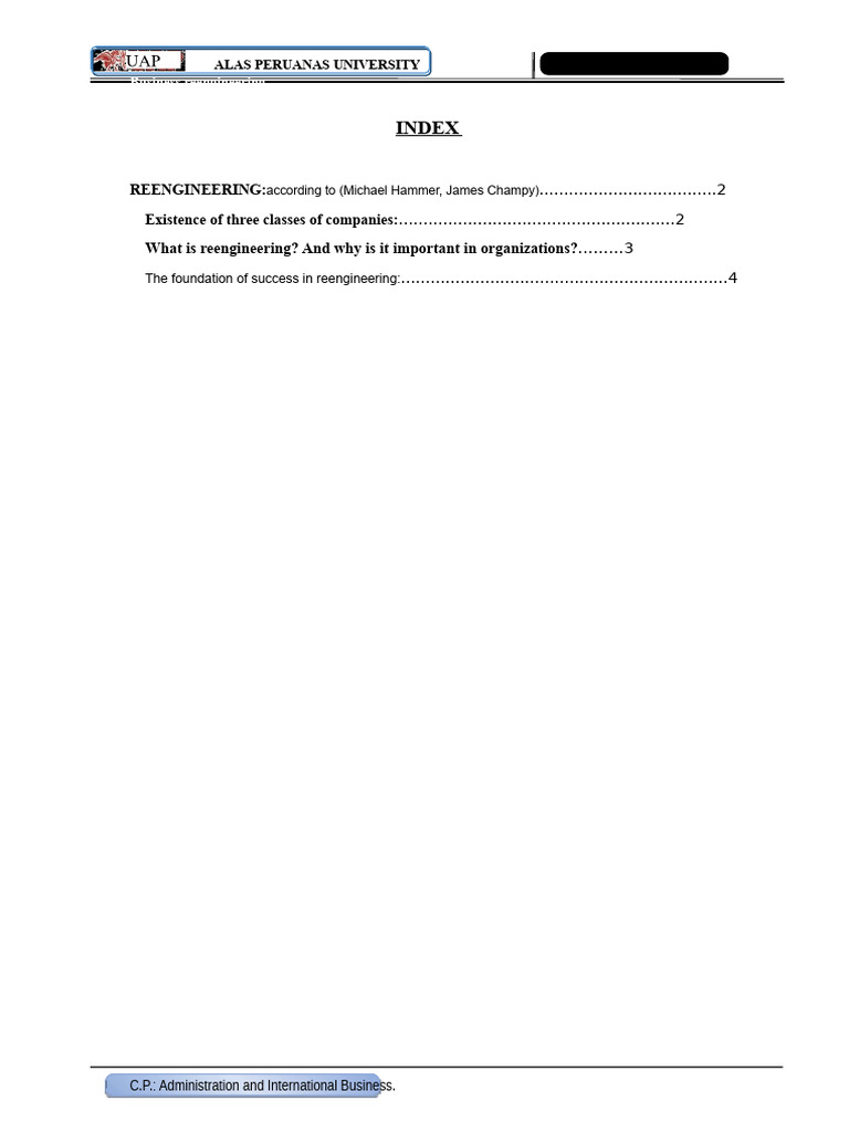 Business Reengineering Insights and Strategies | PDF | Business ...