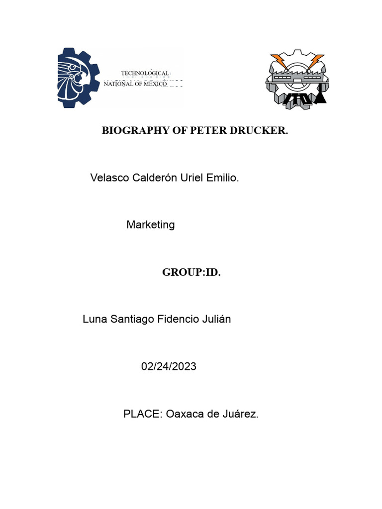 Peter Drucker: Father of Modern Management | PDF