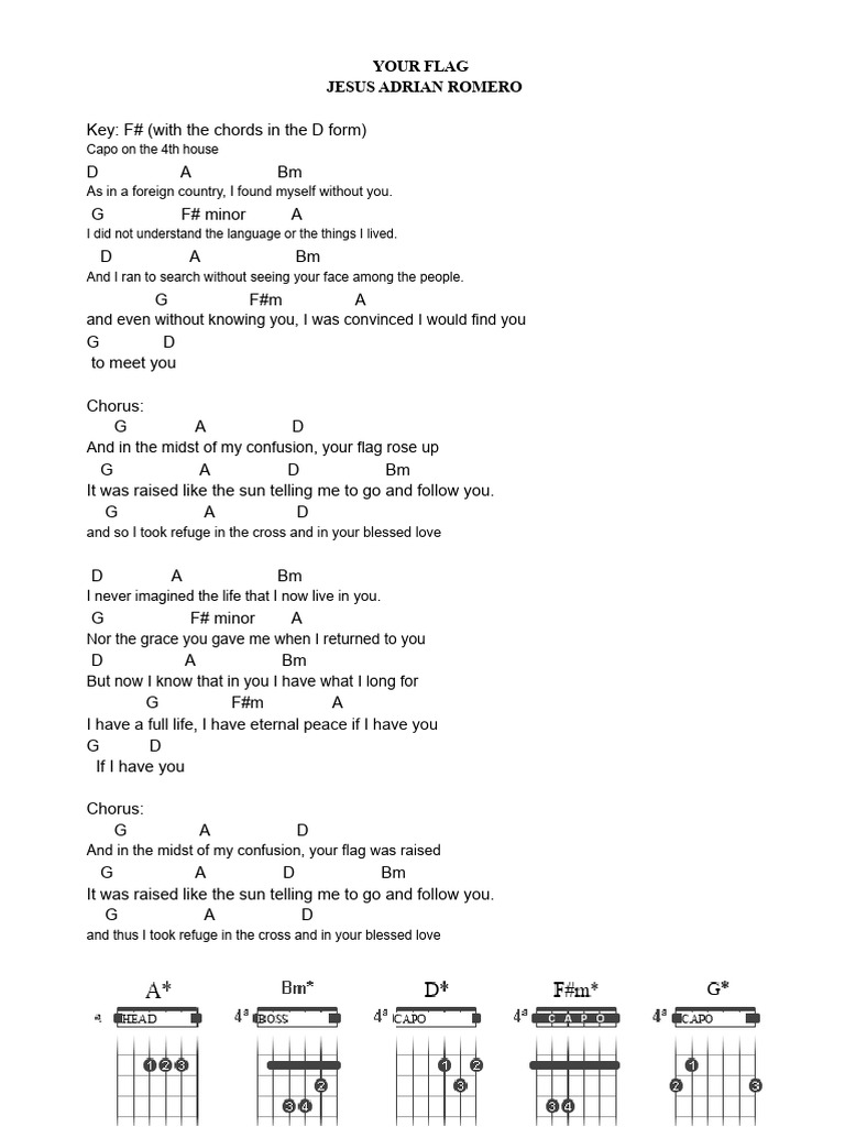 Jesus Adrian Romero Chords | PDF | Abrahamic Religions | Systematic ...