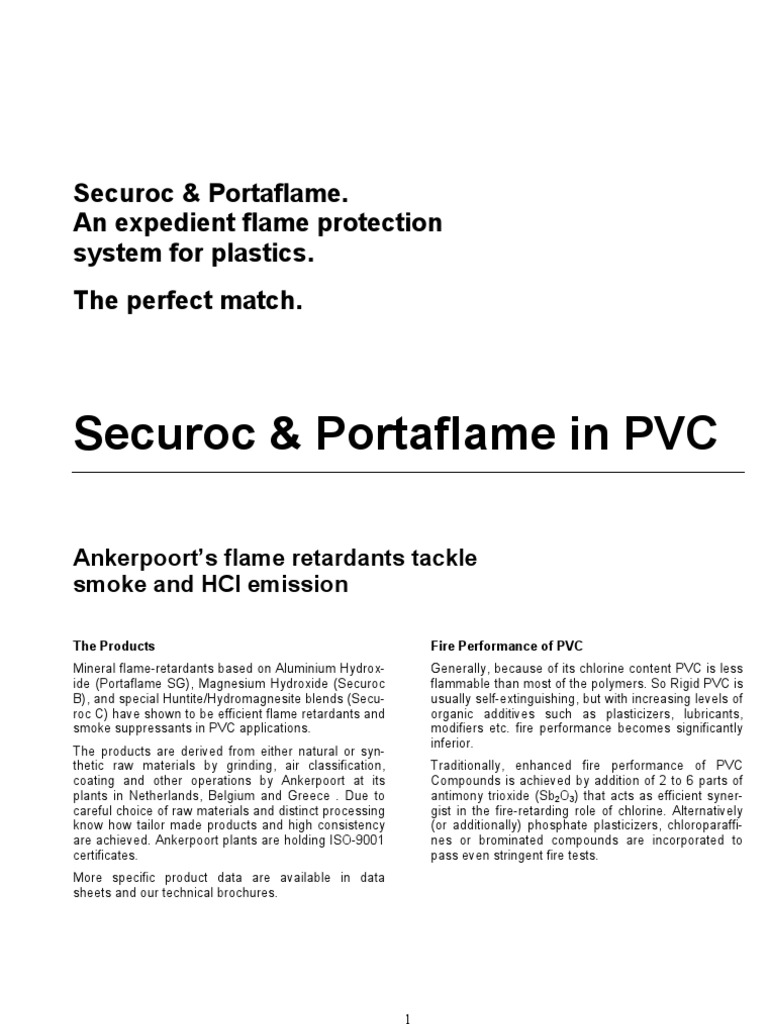Secureloc Portaloc | PDF | Polyvinyl Chloride | Smoke