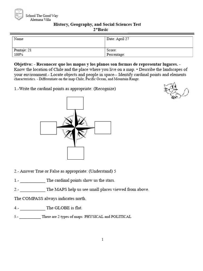 History, Geography, and Social Sciences Test 2 Basic | PDF