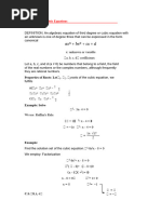 Algebra 1 EOC Review Packet | PDF | Mathematical Analysis | Algebra